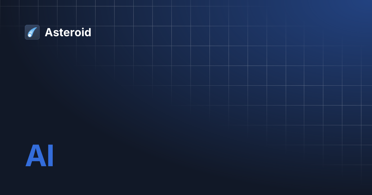 AI | Asteroid